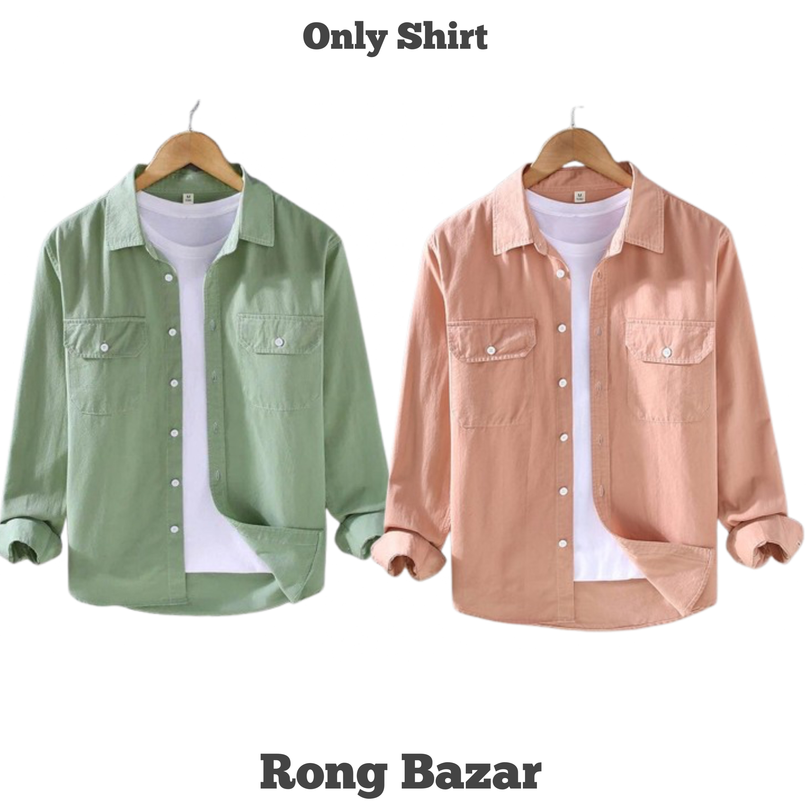 Full sleeves double pocket Shirt || 1875